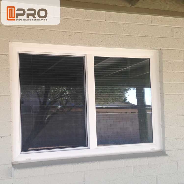 Custom Made Double Glazed Aluminium Sliding Windows Horizontal Opening Pattern Sliding Window