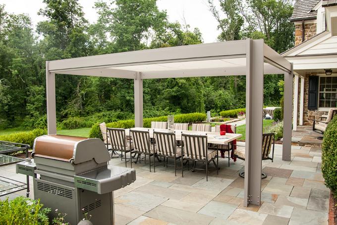 5m X 3m Garden Aluminum Tube Pergola ISO9001 Listed