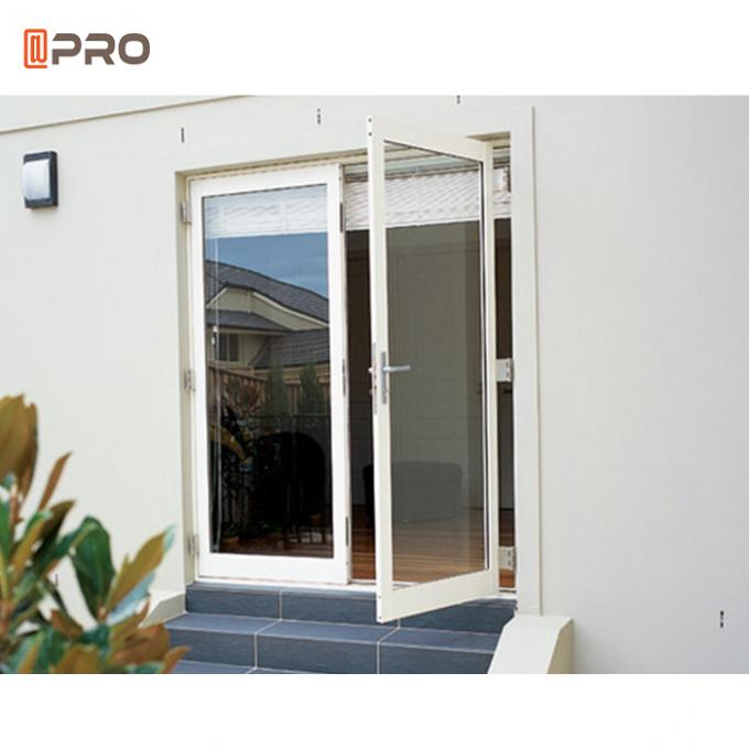 Push Open 1.2mm 6063 Aluminium Hinged Doors For Home