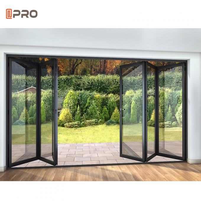 Soundproof Customized Aluminum glass folding door