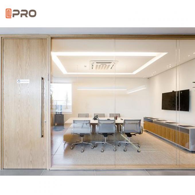 Frameless Clear Glass Partition Wall Vertical Full View Interior Office ...