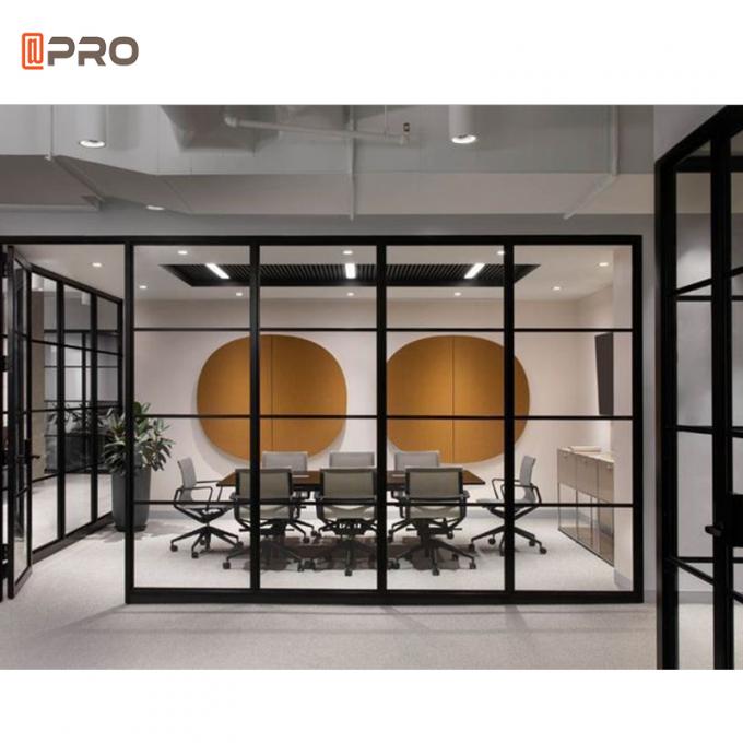 Movable Soundproof Modern Office Partitions Panels 108mm Fireproof ...