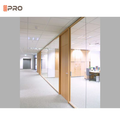 Frameless Clear Glass Partition Wall Vertical Full View Interior Office ...