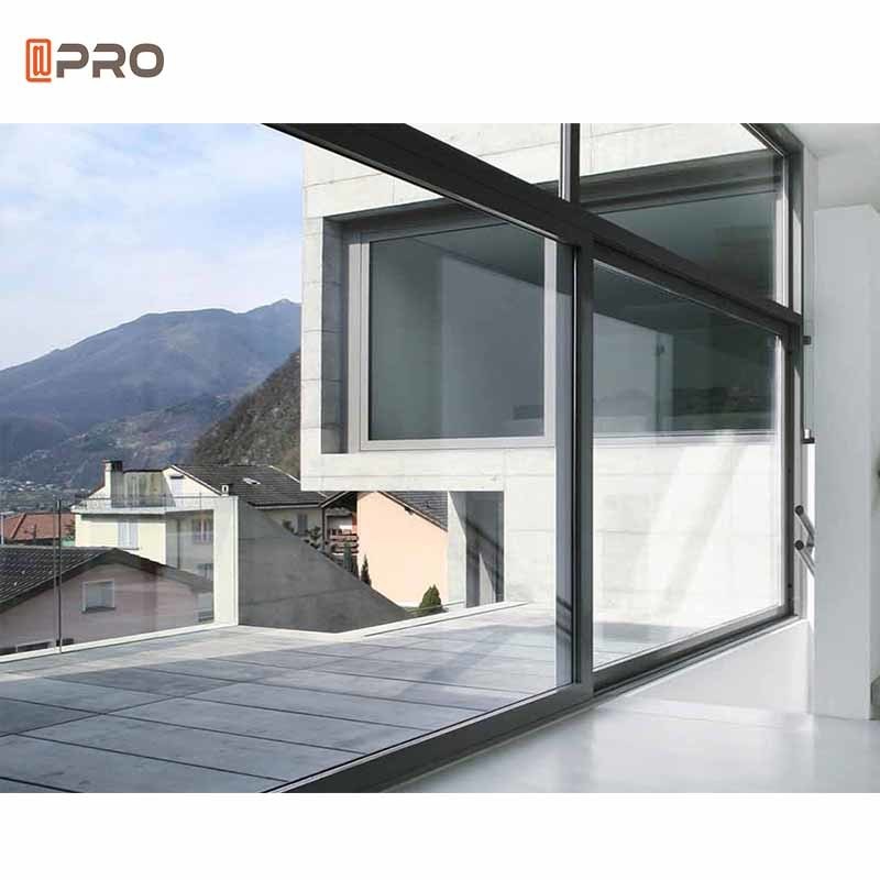 Bronze Color Double Glazed Sliding Window Waterproof Aluminum Or PVC
