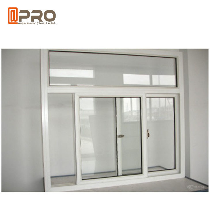 Powder Coated Office Interior Aluminium Sliding Windows Customized Size ...