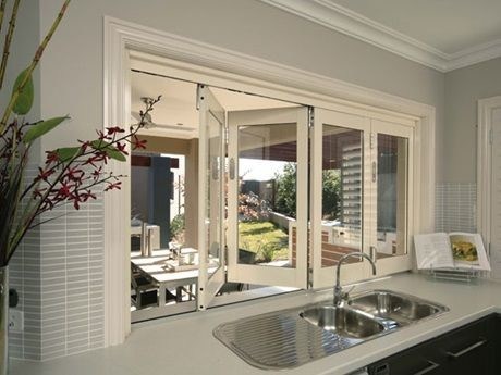 Reflective Aluminum Glass Sliding Window / Horizontal Bifold Windows bi ...