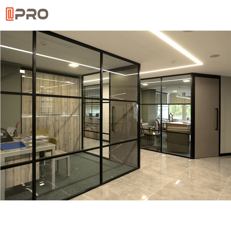 Concise Design Modern Office Partitions Decorative Clear Glass ...