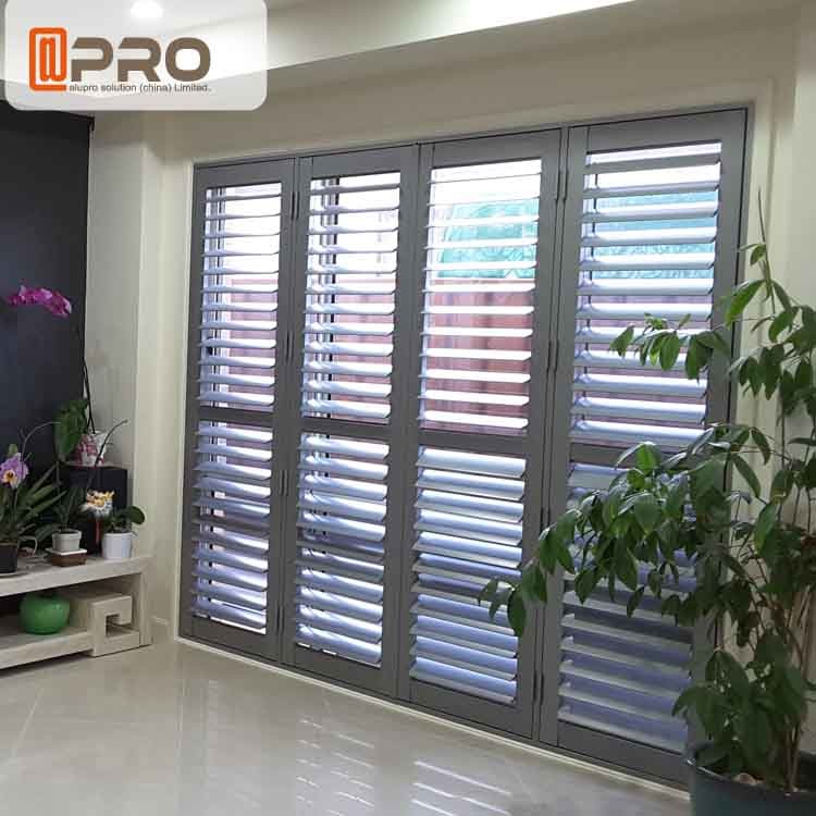 Sun Adjustable Aluminium Louver Window For House Projects Customized Size