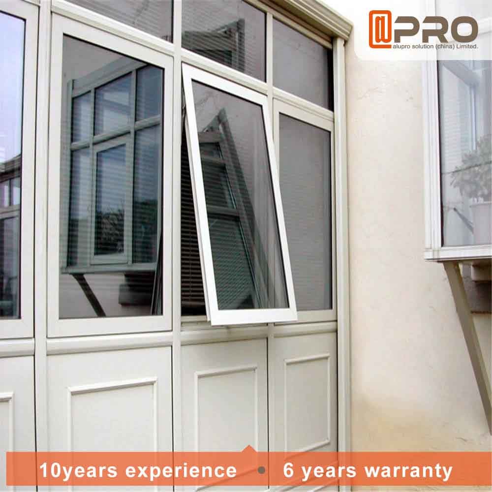 Aluminum Alloy Modern Awning Window , Space Saving Awning Glass Window awnings vertical window ...
