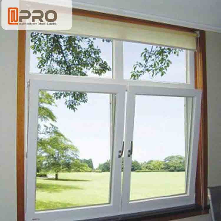 Double Safety Tilt And Open Windows , Aluminum Tilt And Turn Windows