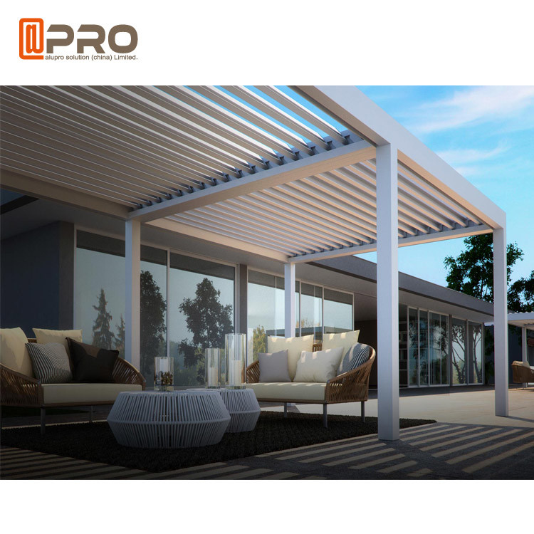 Aluminum Waterproof Sunshade Pergola Aluminium Outdoor With Adjustable ... Aluminum Waterproof Sunshade Pergola Aluminium Outdoor With Adjustable ...