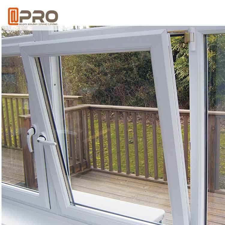 Durable Tilt And Turn Aluminium Windows Swing Open Style Anodized ...