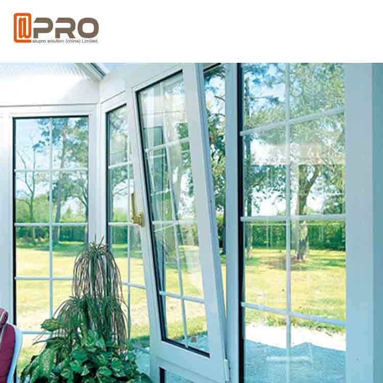 Horizontal Opening Pattern Tilt And Turn Aluminium Windows , Wooden ...