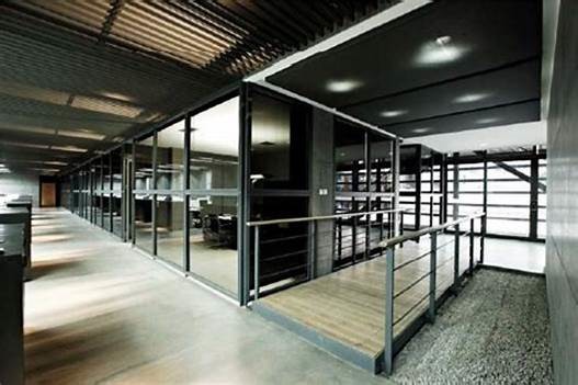 Custom Modern Office Partitions / Sound Proof Double Glazed Partition ...