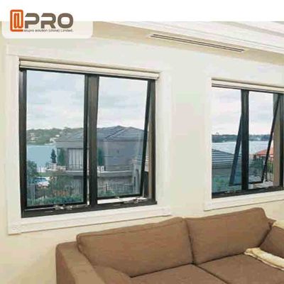 Double Glazing Aluminum Awning Windows / Top Hung Roof Window ISO9001 aluminum window louver ...