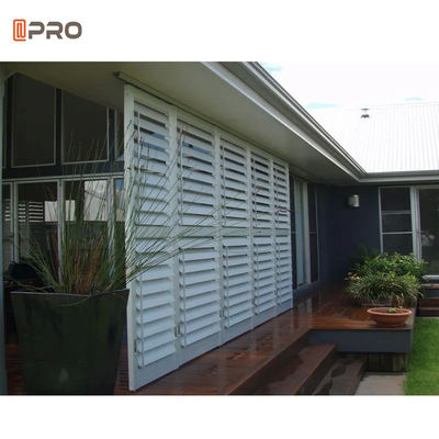European Aluminium Louver Window Movable Louvers Plantation Shutter Parts