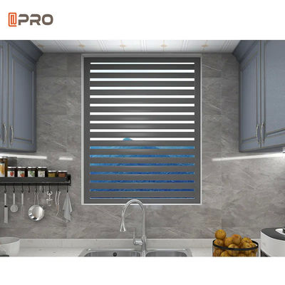 Horizontal Aluminum Louver Window Glass Slats Rain Closet Door Aluminum ...