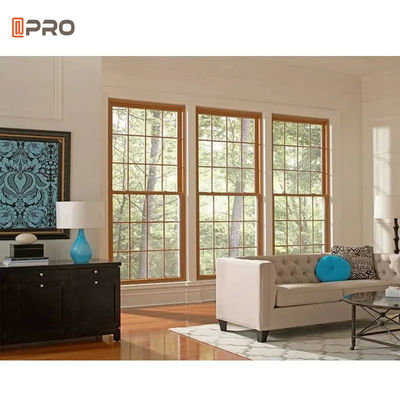 Large Aluminum Sash Windows Double Glazed Double Hung Window