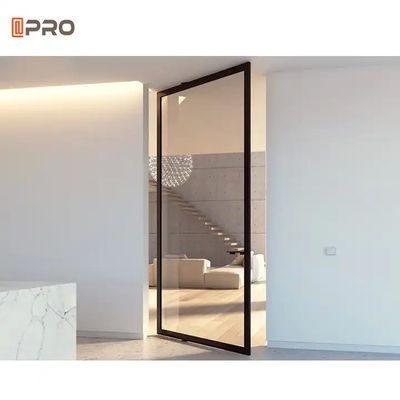APRO Exterior Modern Aluminium Revolution Door Aluminum Front Pivot Main Entrance Door