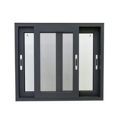 Smart Black And White Sliding Windows With Integrated Automation