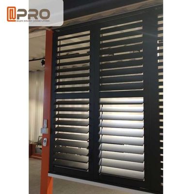 Outdoor Adjustable Louvers Window , Modern Design Louvered Bifold Shutters