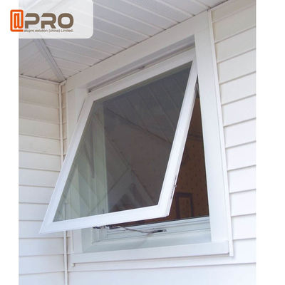 Double Glazing Aluminum Awning Windows / Top Hung Roof Window ISO9001 aluminum window louver ...