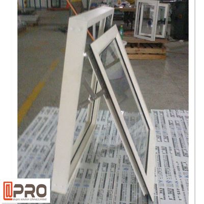 Double Glazing Aluminum Awning Windows / Top Hung Roof Window ISO9001 aluminum window louver ...