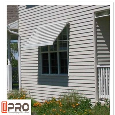 Double Glazing Aluminum Awning Windows / Top Hung Roof Window ISO9001 aluminum window louver ...