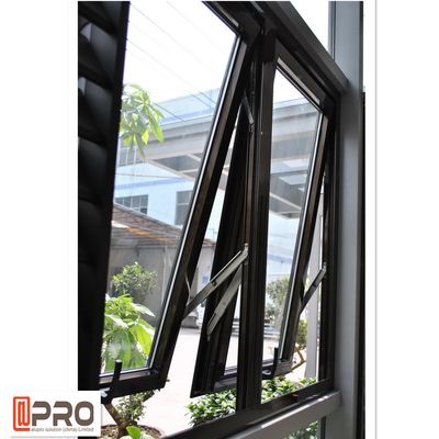 Sound / Heat Insulation Aluminum Top Hung Window Customized Color ...