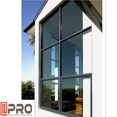 Double Glazing Aluminum Awning Windows / Top Hung Roof Window ISO9001 aluminum window louver ...