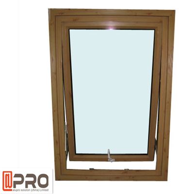 Double Glazing Aluminum Awning Windows / Top Hung Roof Window ISO9001 aluminum window louver ...