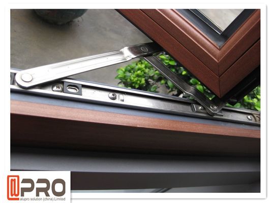 Residential Push Out Casement Windows / Aluminium Pivoting Window With ...