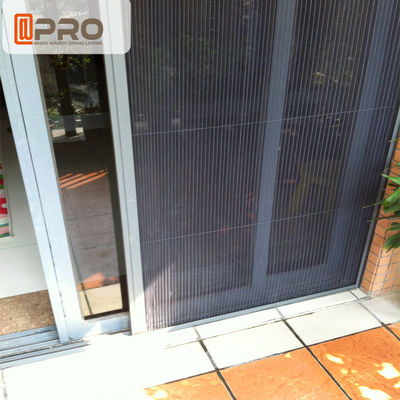 Free Pleated Mesh 12mm Aluminium Fly Screen Sliding Door