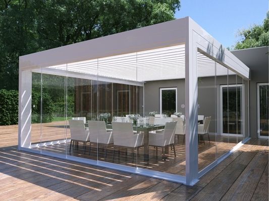 5m X 3m Garden Aluminum Tube Pergola ISO9001 Listed
