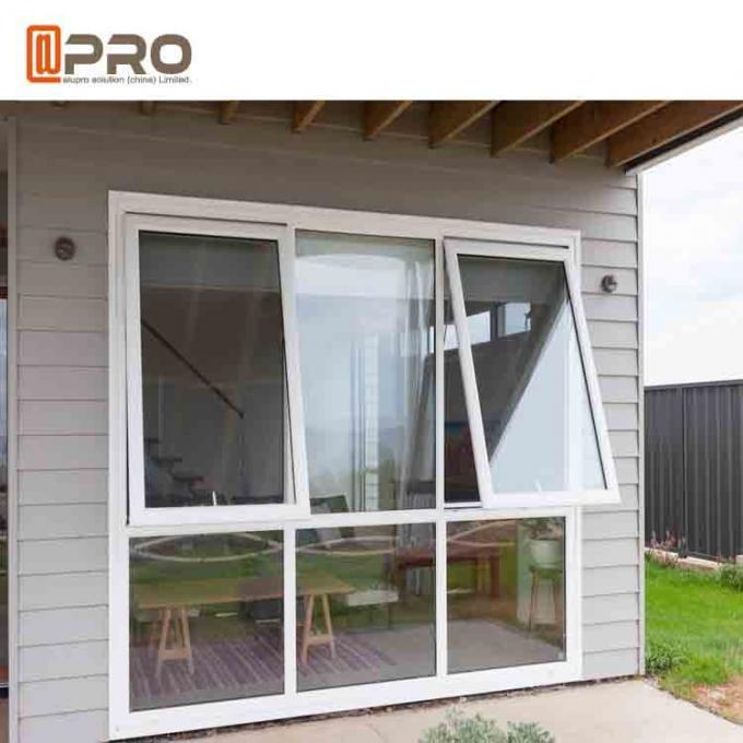 Standard Size Aluminium Single Glass Door And Windows Swing Open Style ...
