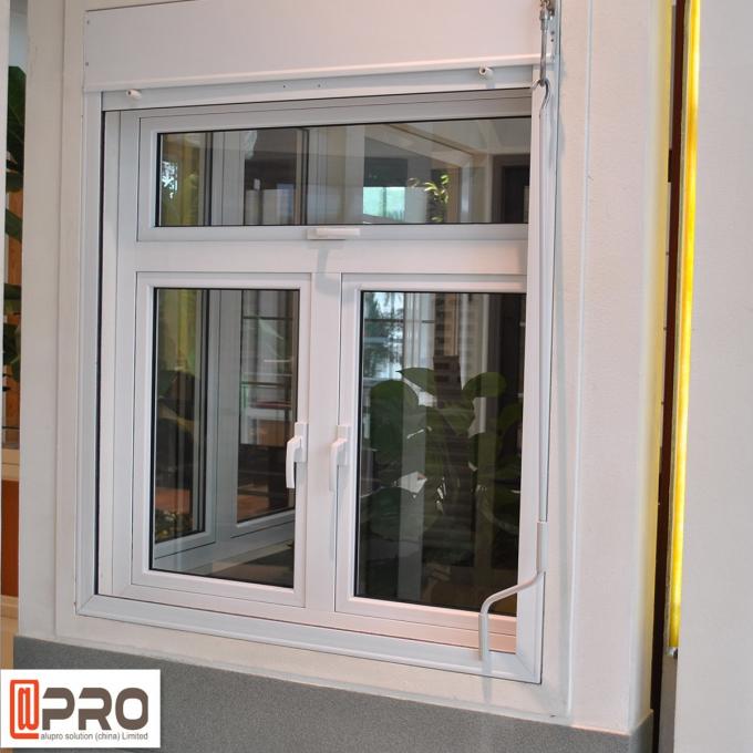 Horizontal Aluminium Awning Windows Swing Open Style 1-2MM Profile Thickness top hung window ...