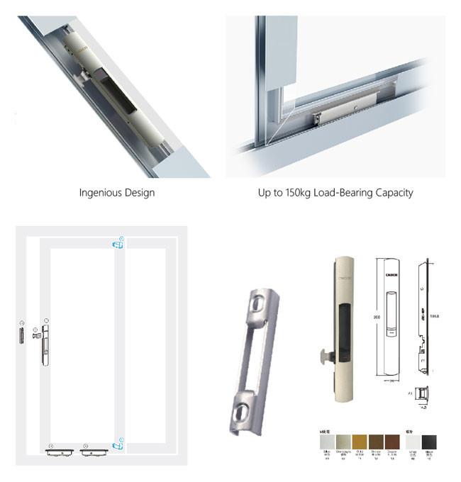 Residential Aluminum Sliding Glass Windows / Sliding House Windows ...