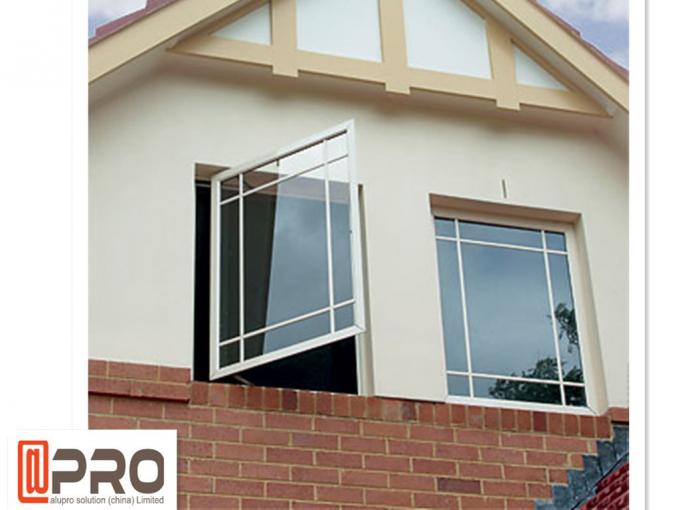 Wind Proof Aluminum Casement Windows Vertical Opening Pattern For House ...