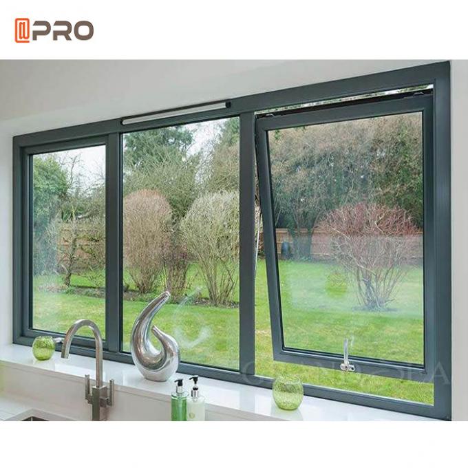Professional Australian Standard Double Glazed Aluminum Top Hung Awning ...